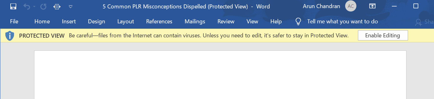 How To Disable Opening In Protected View Microsoft Word Mightyjza